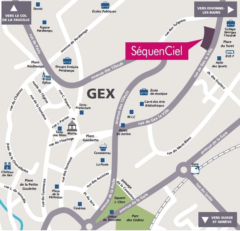Programme Séquenciel 375 rue Gex de la Ville 01170 Gex - Quartier Centre