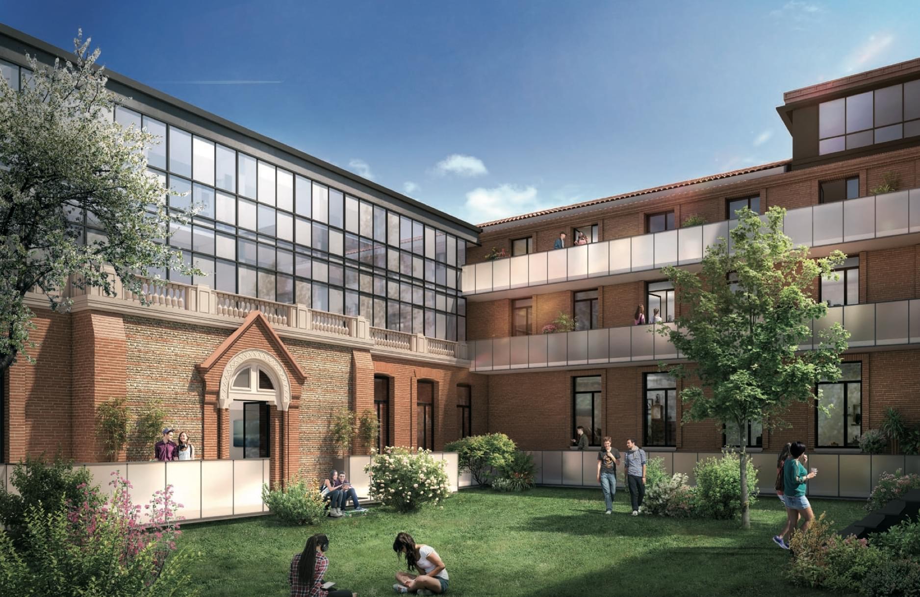 Programme Campus Saint Michel rue Achille Viadieu 31000 Toulouse - Quartier Centre Ville